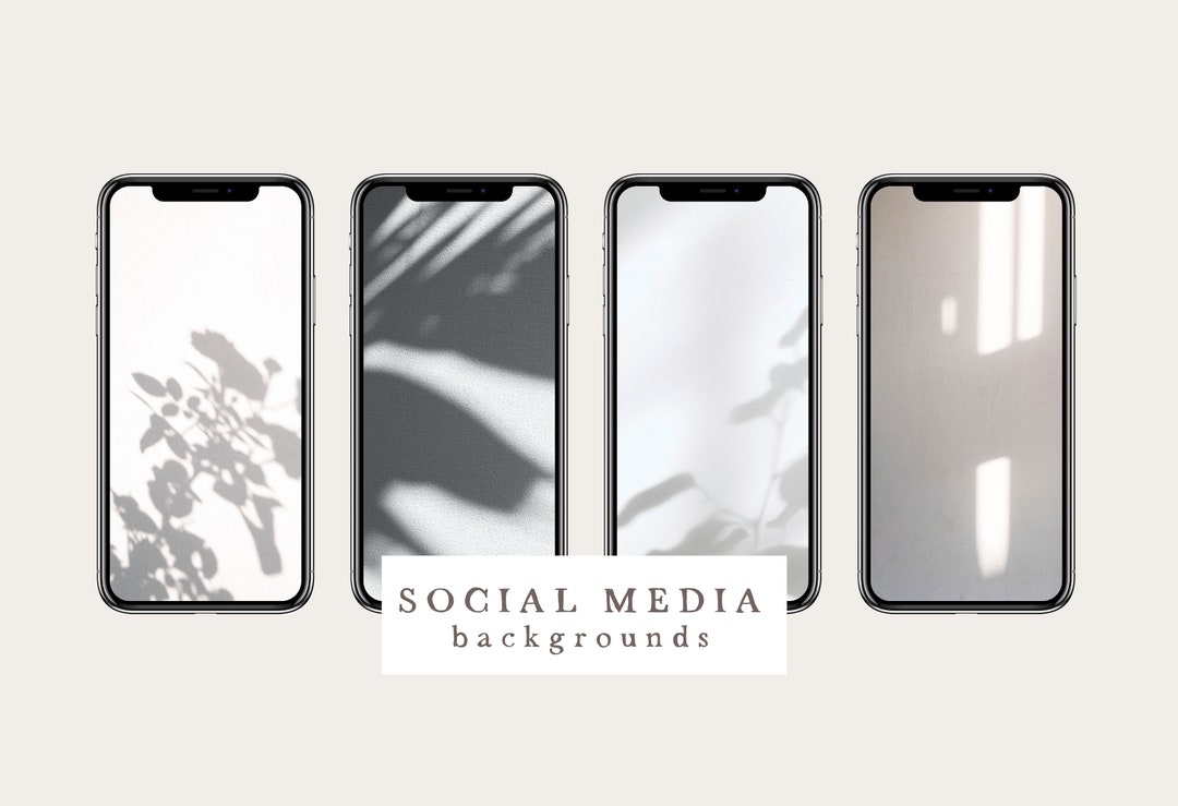 INSTA SHADOW BACKGROUNDS / Bundle Photo Social Media Templates Modern ...