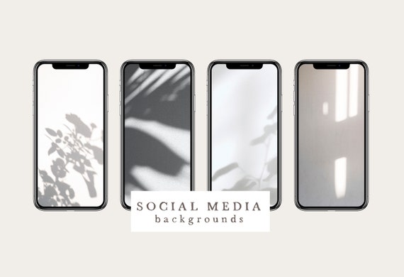 INSTA SHADOW BACKGROUNDS / Bundle Photo Social Media Templates | Etsy