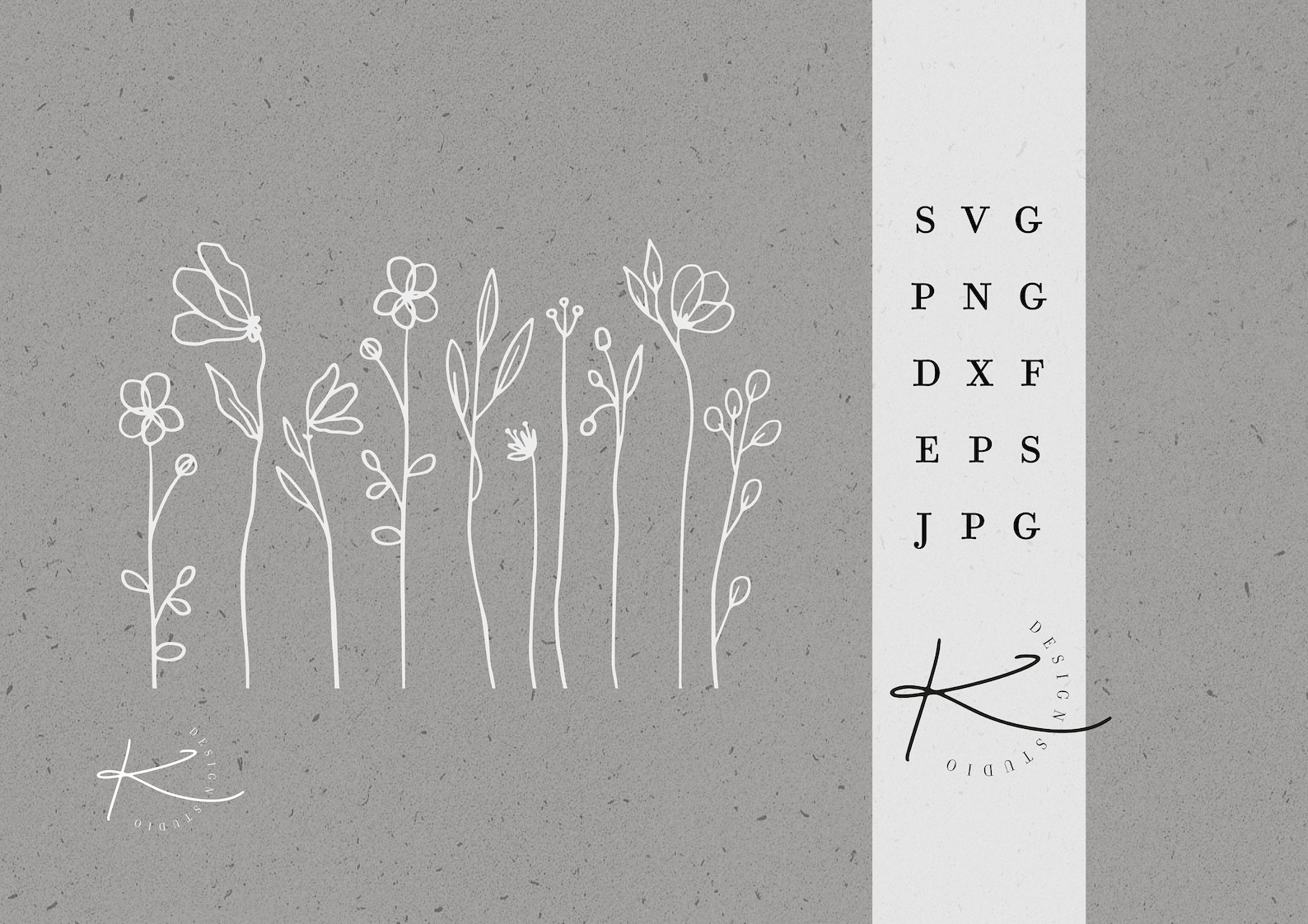 WILDFLOWER PLOTTERDATEI / svg png dxf jpg eps file bundle for plotter ...