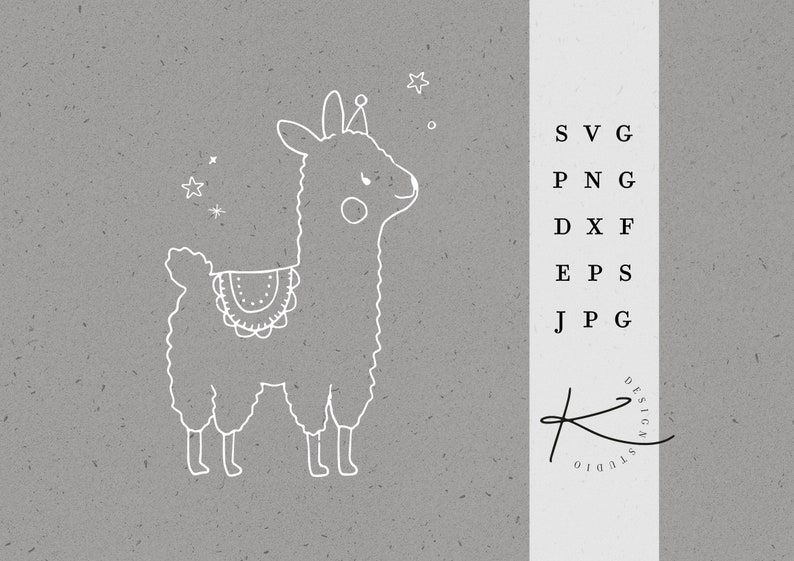 LAMA PLOTTERDATEI / svg png dxf jpg eps file bundle for - Etsy.de
