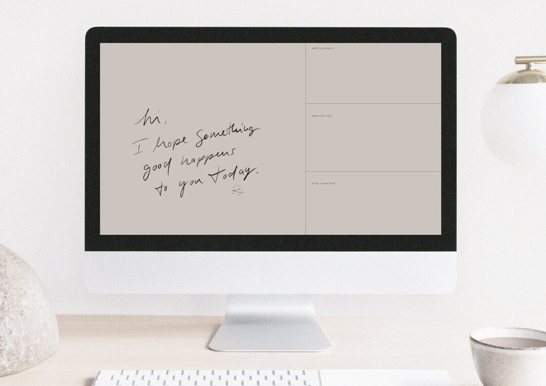 WALLPAPER / Organizer for Your Laptop Desktop Background - Etsy