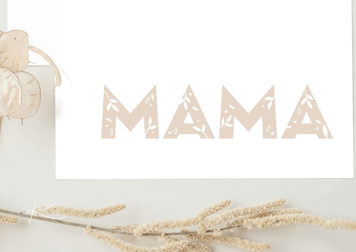 MAMA CUT FILE / svg png dxf jpg eps file bundle for plotter - Etsy.de