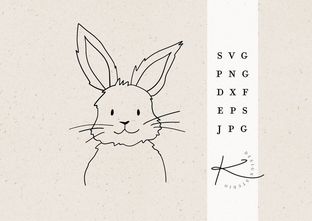 PLOTTER FILE EASTER BUNNY / Svg Png Dxf Jpg Eps File Bundle for Plotter ...