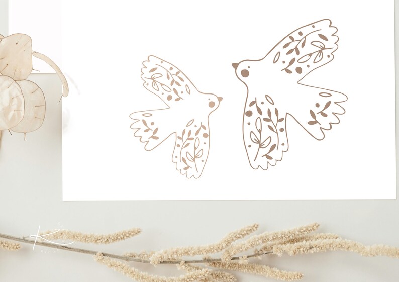 BIRD CUT FILE / Svg Png Dxf Jpg Eps File Bundle for Plotter - Etsy