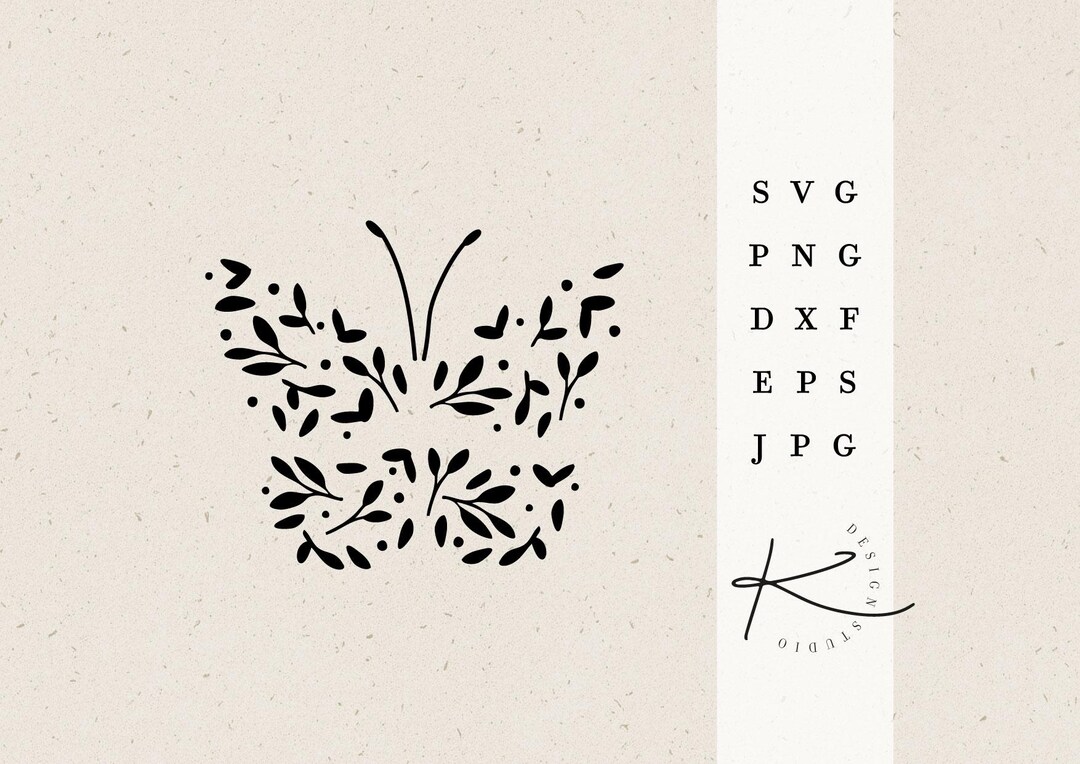 BUTTERFLY PLOTTER FILE / Svg Png Dxf Jpg Eps File Bundle for Plotter ...