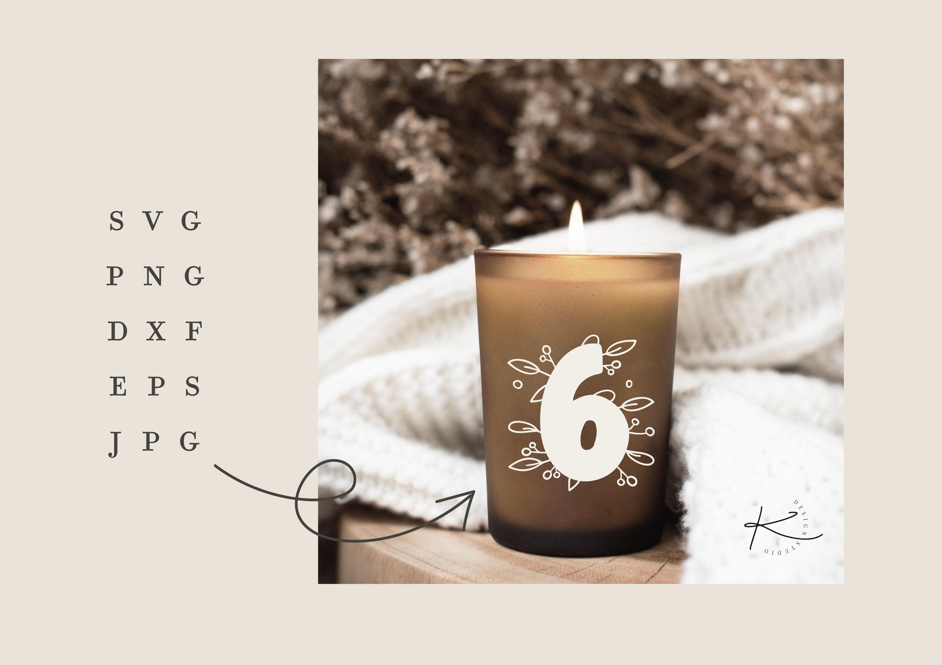 6 SIX NUMBER PLOTTER FILE / Svg Png Dxf Jpg Eps Set Plotter File ...