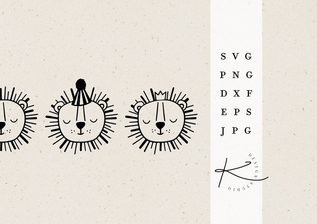 LÖWE PLOTTERDATEI / svg png dxf jpg eps file bundle for plotter datei - Etsy.de