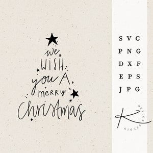 MERRY CHRISTMAS PLOTTERDATEI 01 / svg png dxf jpg eps file bundle for plotter datei - Etsy.de