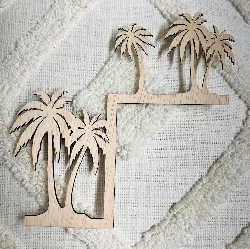 Palm Tree Window or Door Trim Palm Tree Wall Art Palm Tree | Etsy