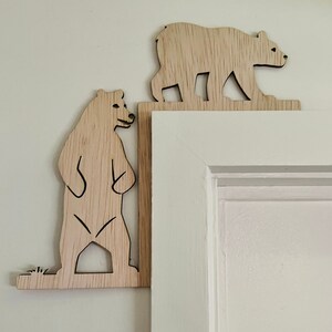 Bear Window or Door Trim, Bear Wall Art, Bear Home Decor - Etsy