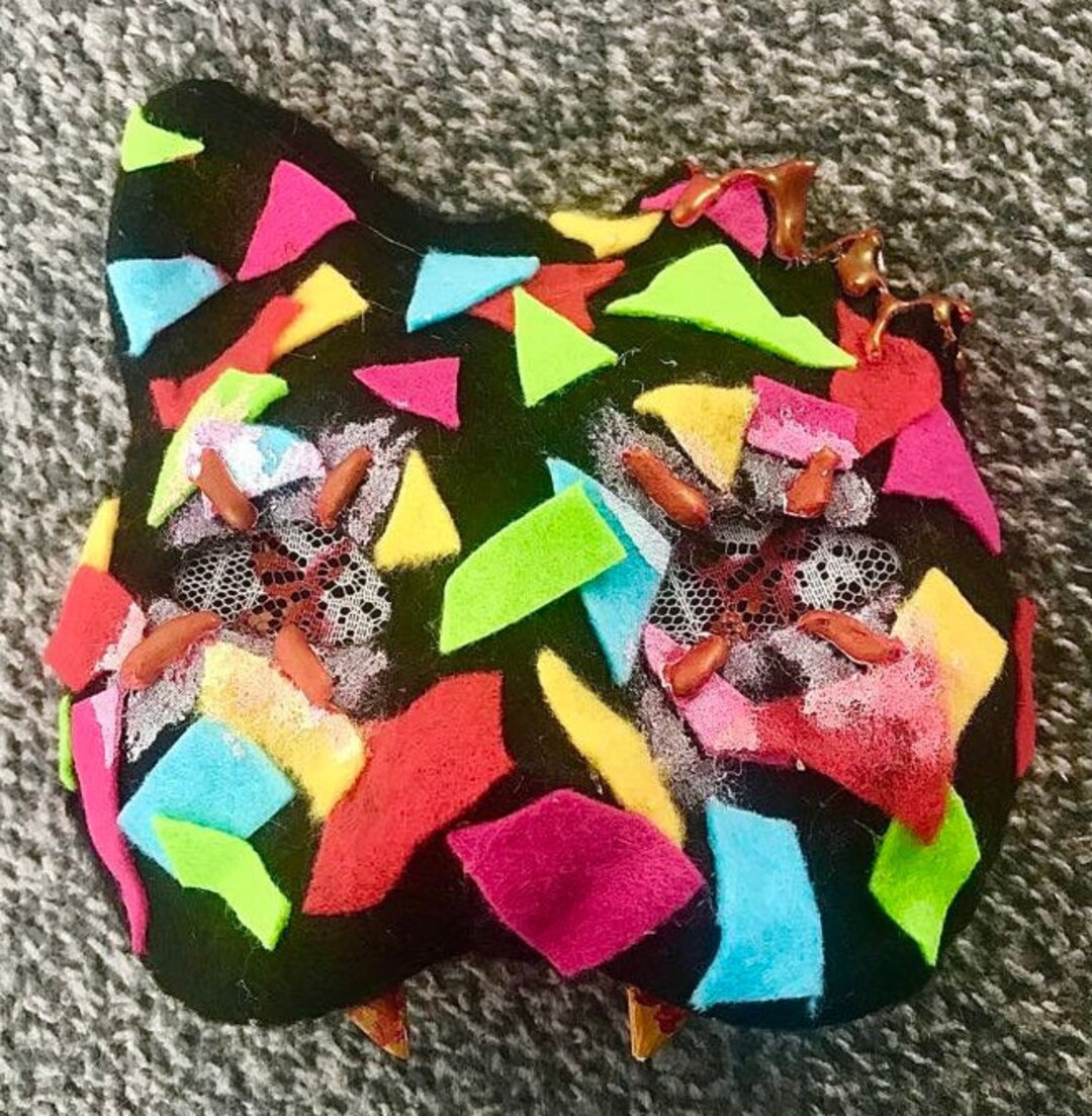Handmade Therian Furry Cat Mask Horror Colourful - Etsy