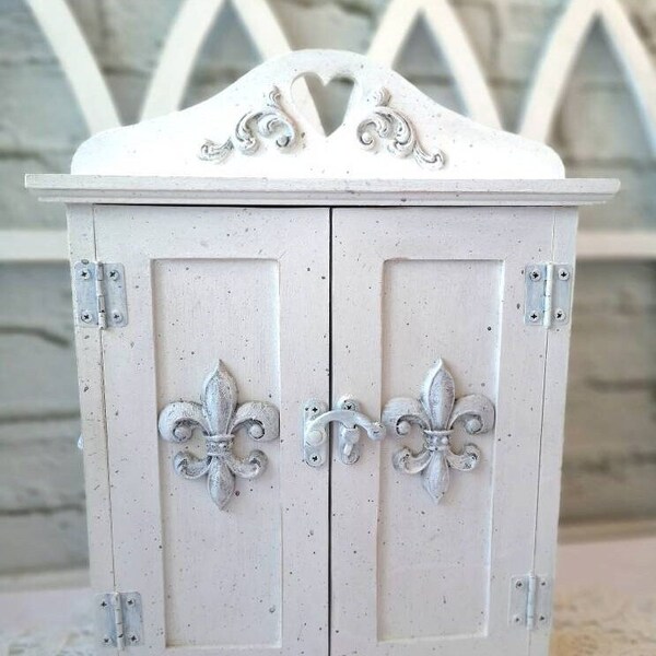 Shabby Chic Wall Cabinet - Etsy