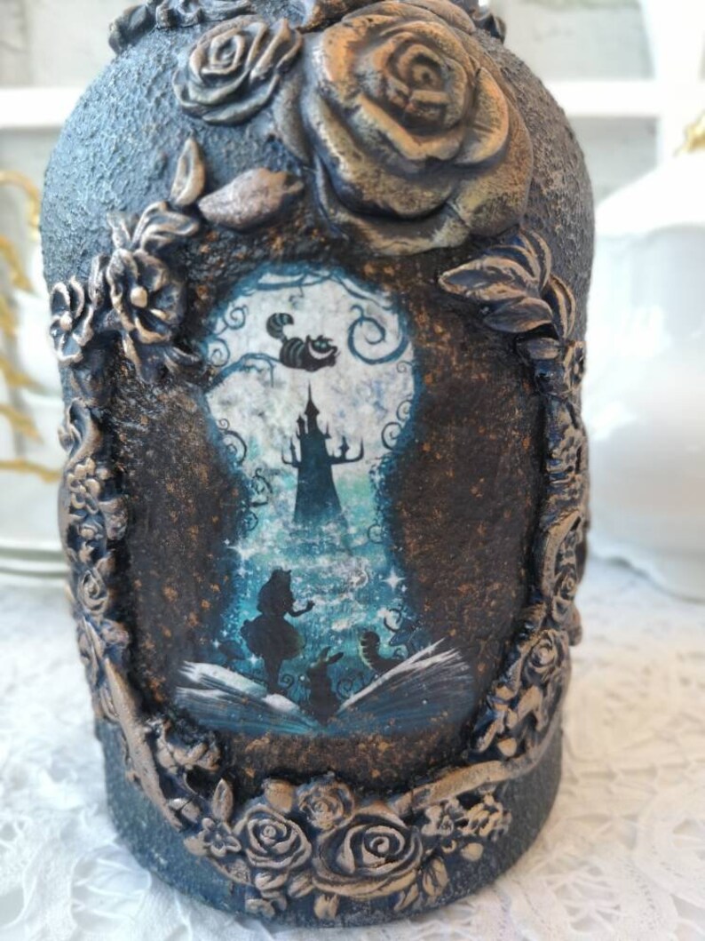 Alice in Wonderland Large Bottle With Plug, Drink Me, Alice Party ...