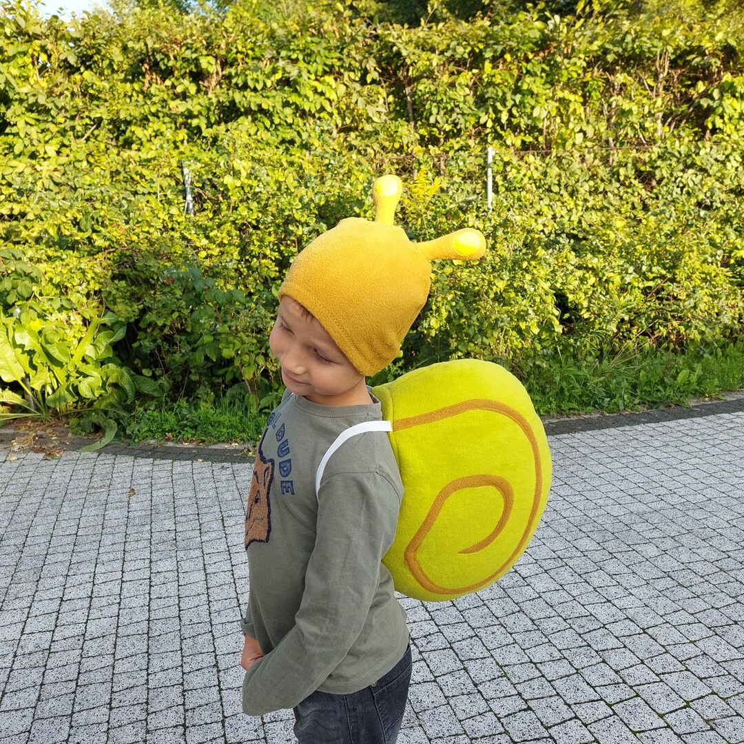 Kids Snail Costume Shell Outfit Overall Suit Cap Hat Infant Sitter Baby ...