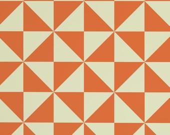 orange geometric pattern