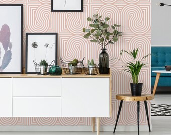 Removable Wallpaper Pink | Etsy