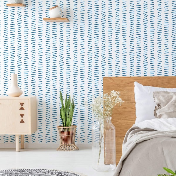 Removable Wallpaper Blue - Etsy