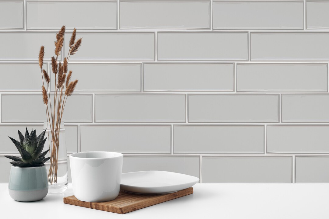 White Brick Wallpaper / White Brick Removable Wallpaper / Faux Brick ...