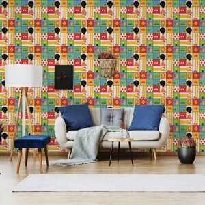 Funky Fun Wallpaper - Peel and Stick Wallpaper or Non Pasted Wallpaper ...
