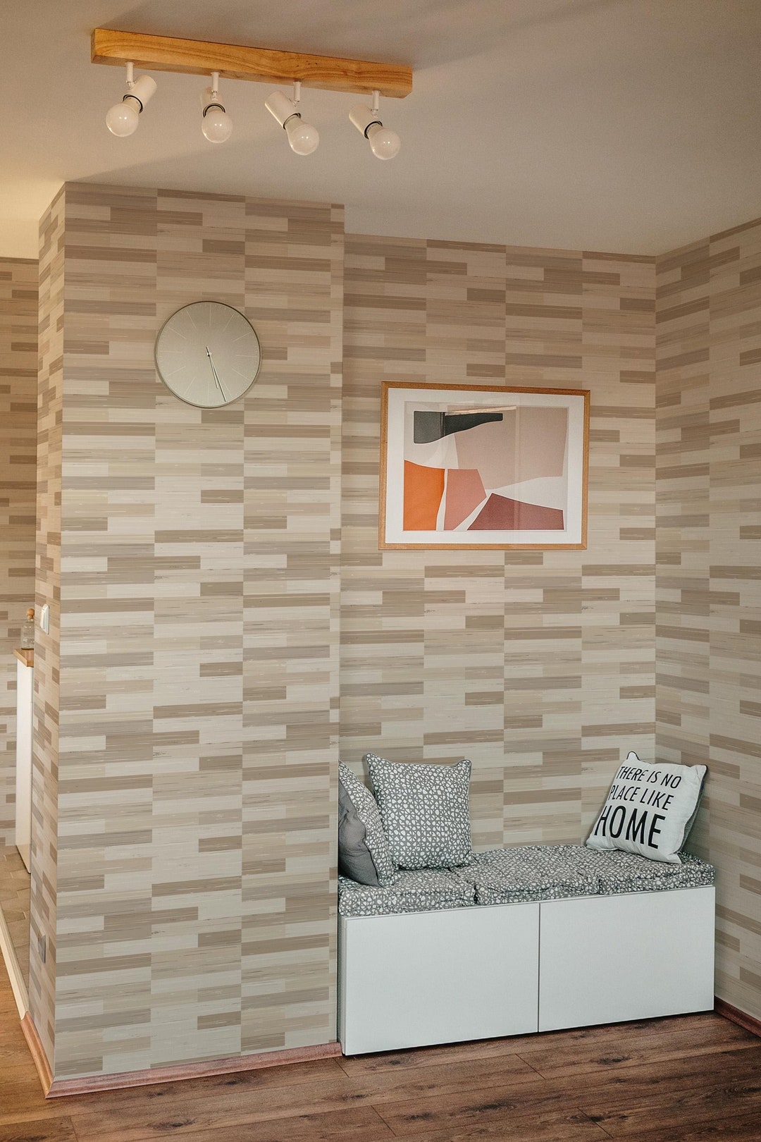 Eclectic Wood Look Wallpaper - Peel and Stick Wallpaper or Non Pasted ...