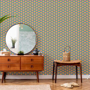 Rainbow Wallpaper - Peel and Stick or Non Pasted Wallpaper / Rainbow ...