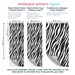 Zebra Print Peel and Stick Wallpaper / Animal Print Removable - Etsy