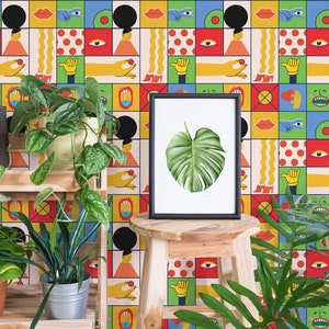 Funky Fun Wallpaper - Peel and Stick Wallpaper or Non Pasted Wallpaper ...