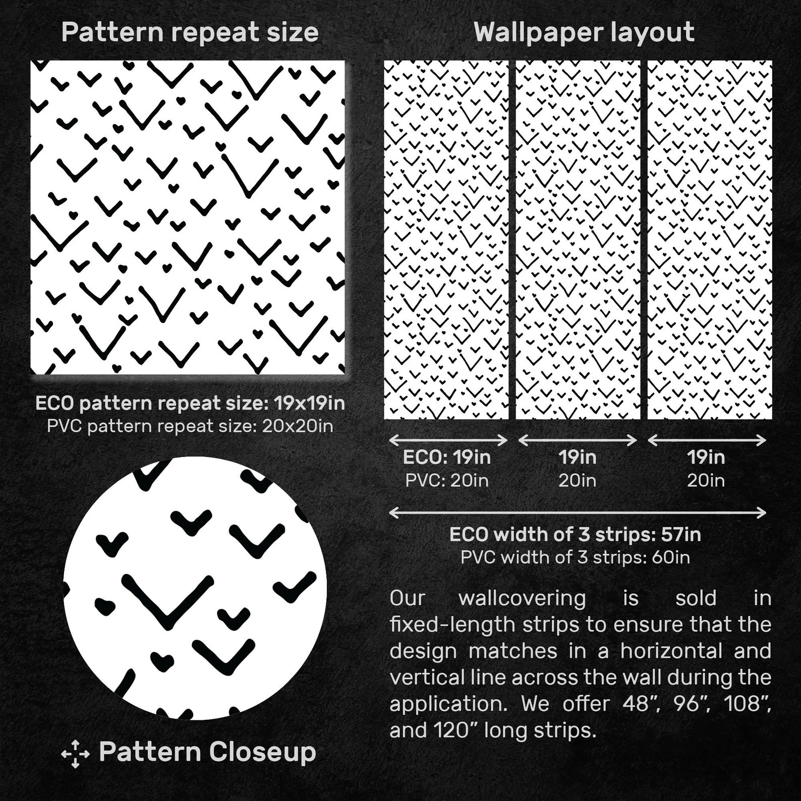 Check Mark Peel and Stick Wallpaper / Check Mark Stick and | Etsy