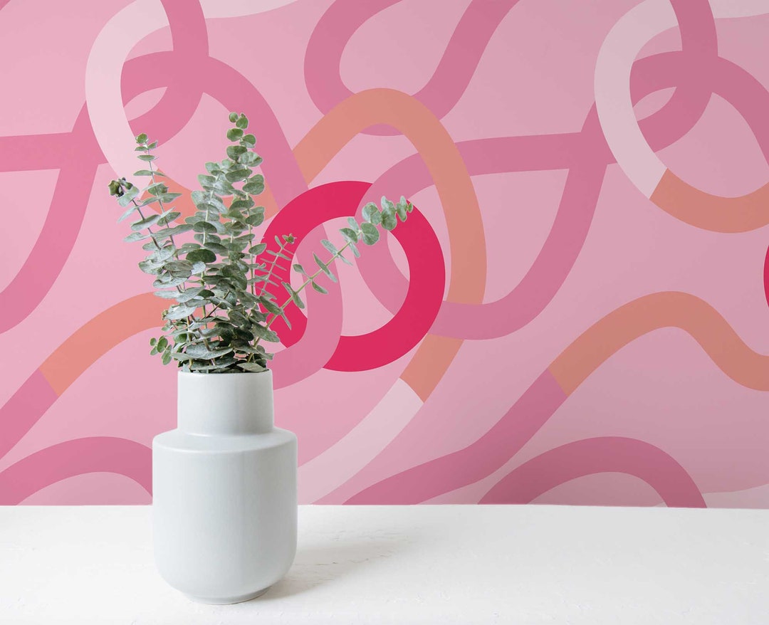 Intertwined Knots Wallpaper - Peel and Stick Wallpaper or Non Pasted ...