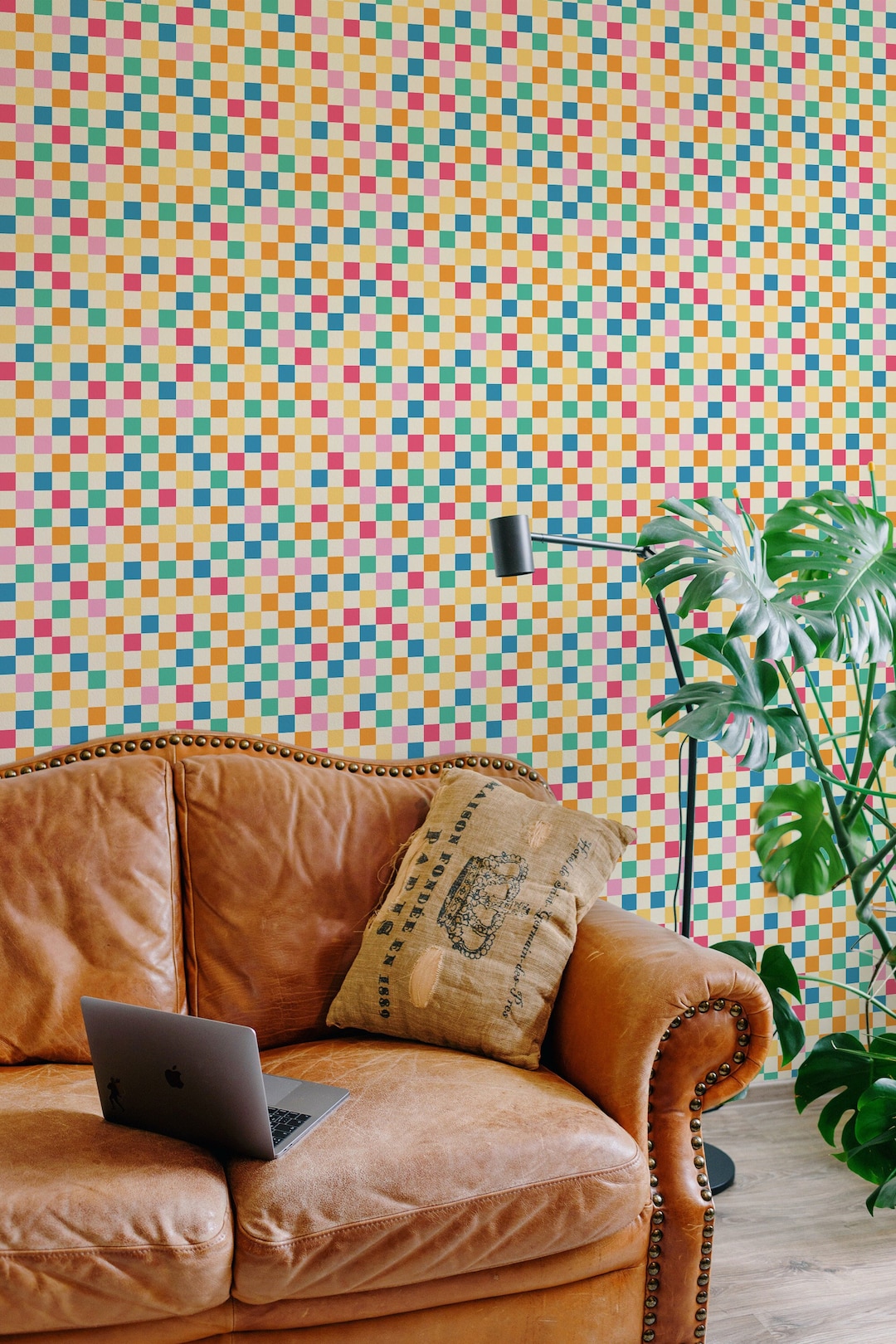 Buy Bold Geometric Wallpaper - Peel and Stick Wallpaper or Non Pasted ...