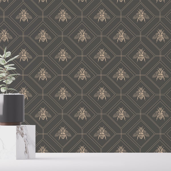 Bee Wallpaper - Etsy