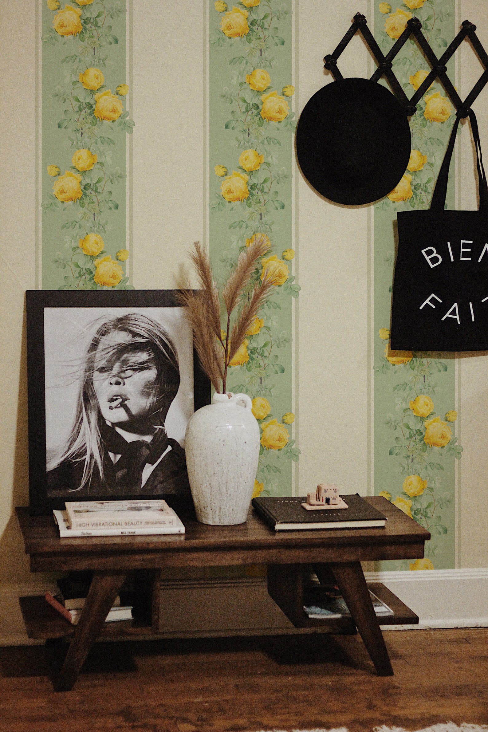 Sage Green Wallpaper - Peel and Stick Wallpaper or Non Pasted Wallpaper ...