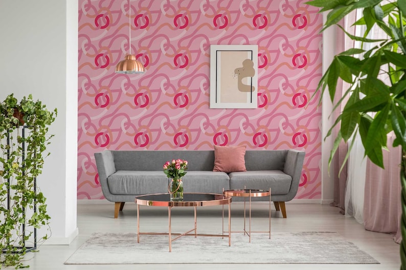 Intertwined Knots Wallpaper - Peel and Stick Wallpaper or Non Pasted ...
