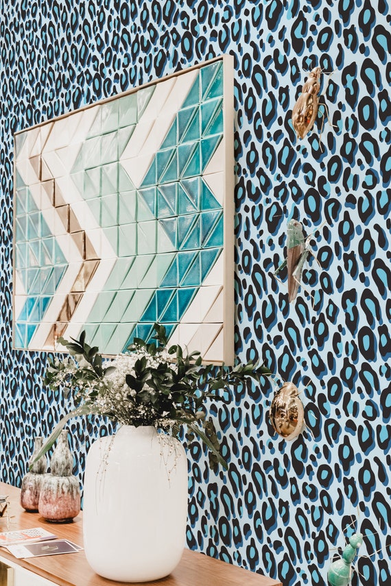 Blue Animal Print Backgrounds