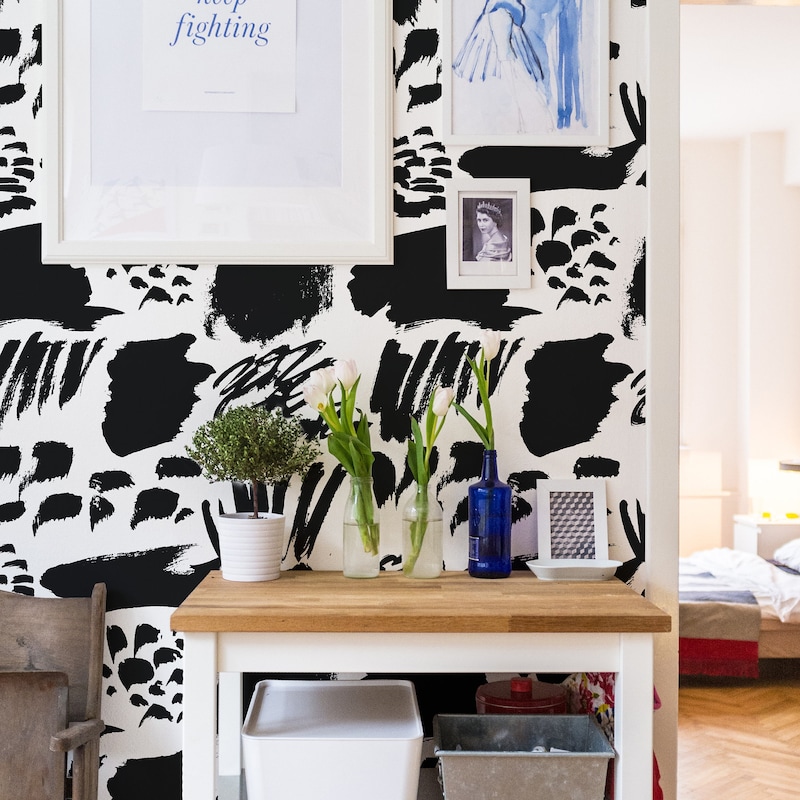 Inkblot Wallpaper - Etsy