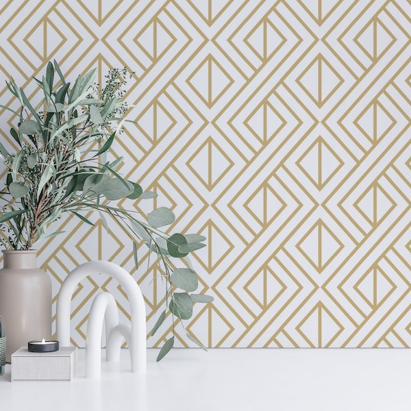 Geometric Wallpaper - Etsy