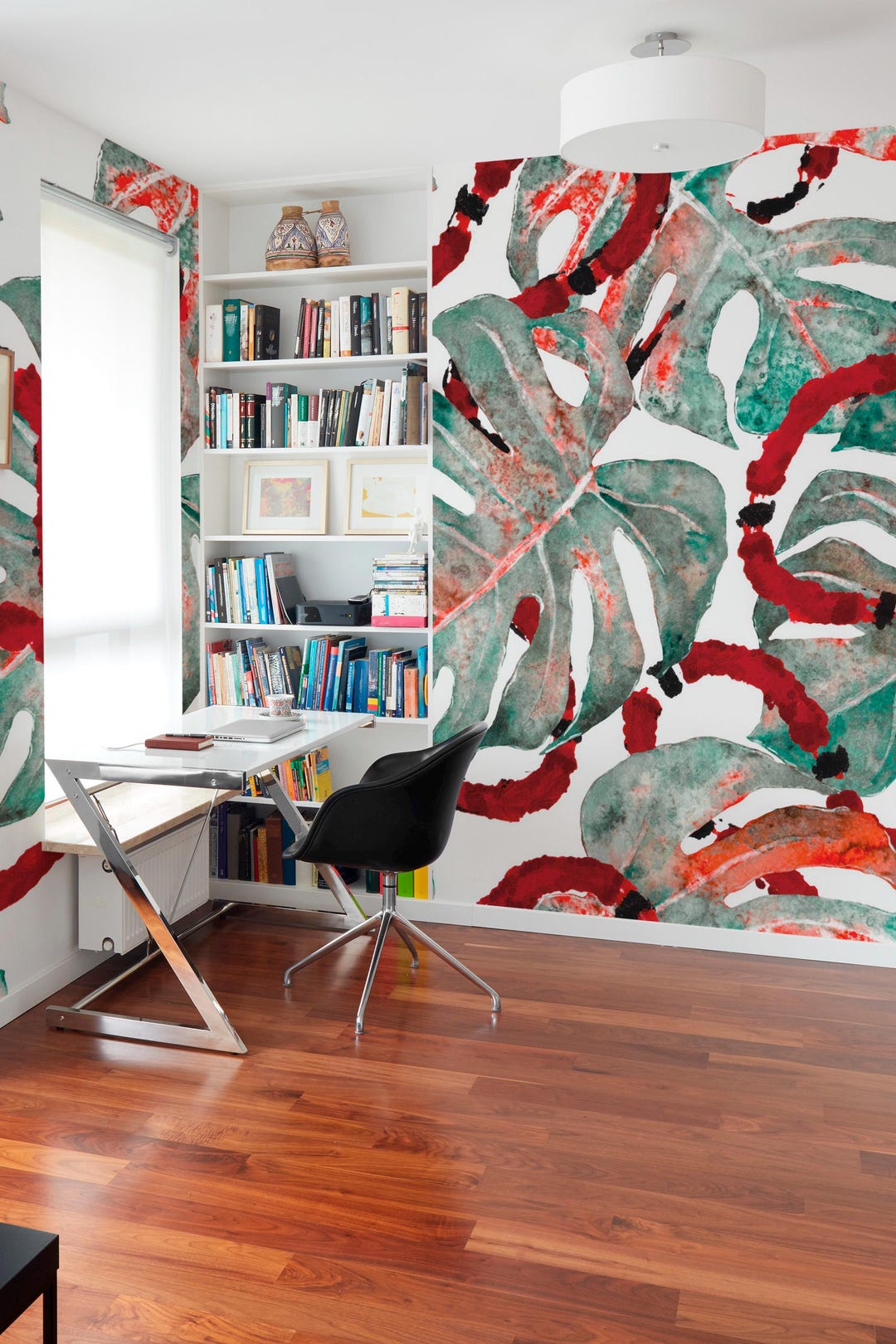 Exotic Monstera Snakes Wallpaper / Jungle Harmony Wall Mural ...