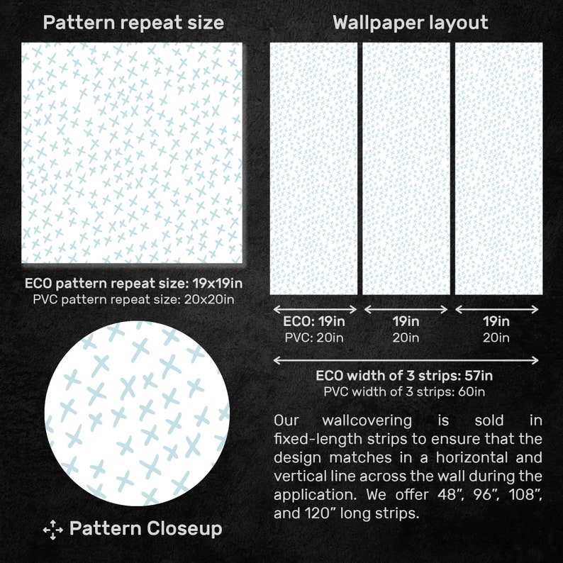 X Cross Pattern Peel and Stick Wallpaper / Cross Stick and | Etsy