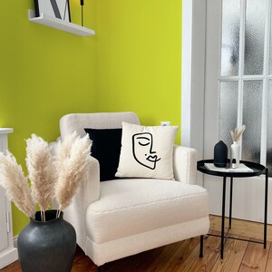 Chartreuse Solid Color Wallpaper - Peel and Stick Wallpaper or Non ...