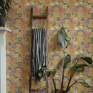 Funky Fun Wallpaper - Peel and Stick Wallpaper or Non Pasted Wallpaper ...