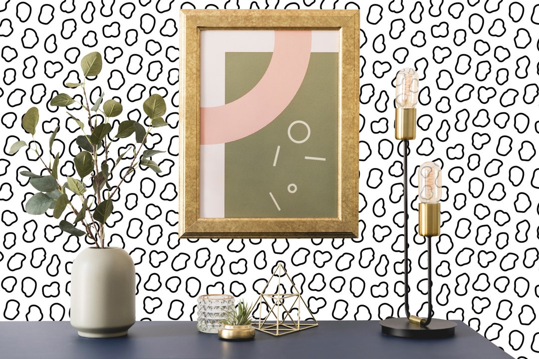 Patch Pattern Removable Wallpaper / Self-adhesive or Traditional ...