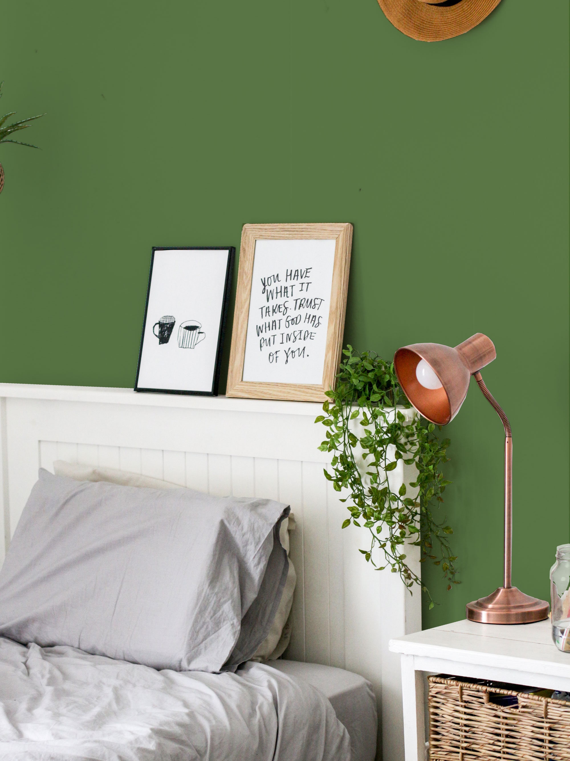 Grass Green Peel and Stick Wallpaper / Solid Green Removable - Etsy