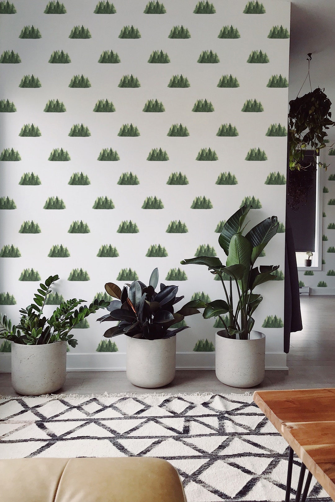 Nature Plant and Tree Wallpaper - Peel and Stick Wallpaper or Non ...