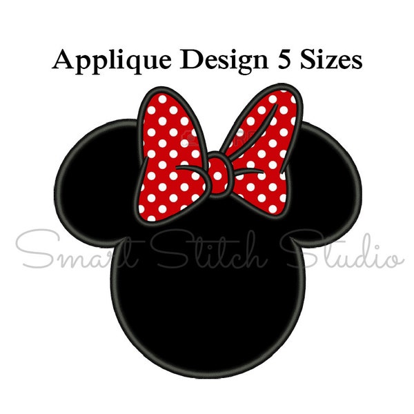 Minnie Applique - Etsy