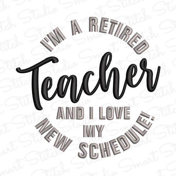 Teacher Embroidery - Etsy