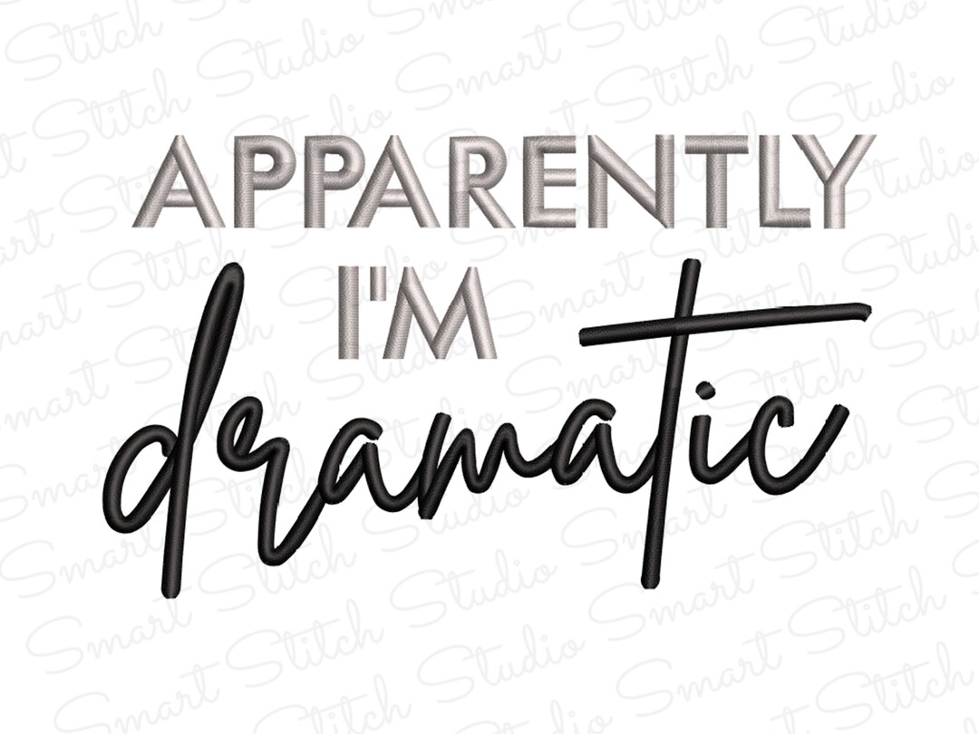 Apparently Im Dramatic Embroidery Design Funny Embroidery Machine ...