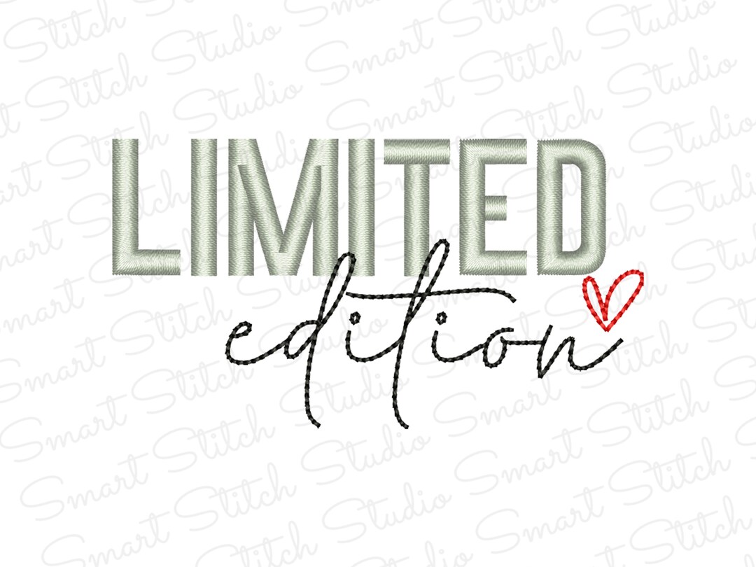 Limited Edition Embroidery Design - Etsy