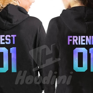 Best Friend Gifts Best Friends Hoodies Best Friends Sweatshirts Bff ...