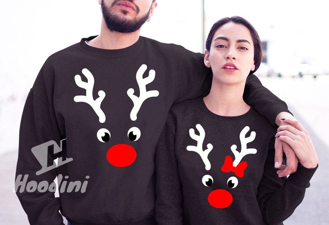 Christmas Sweater Christmas Couple Sweaters Christmas Couple - Etsy