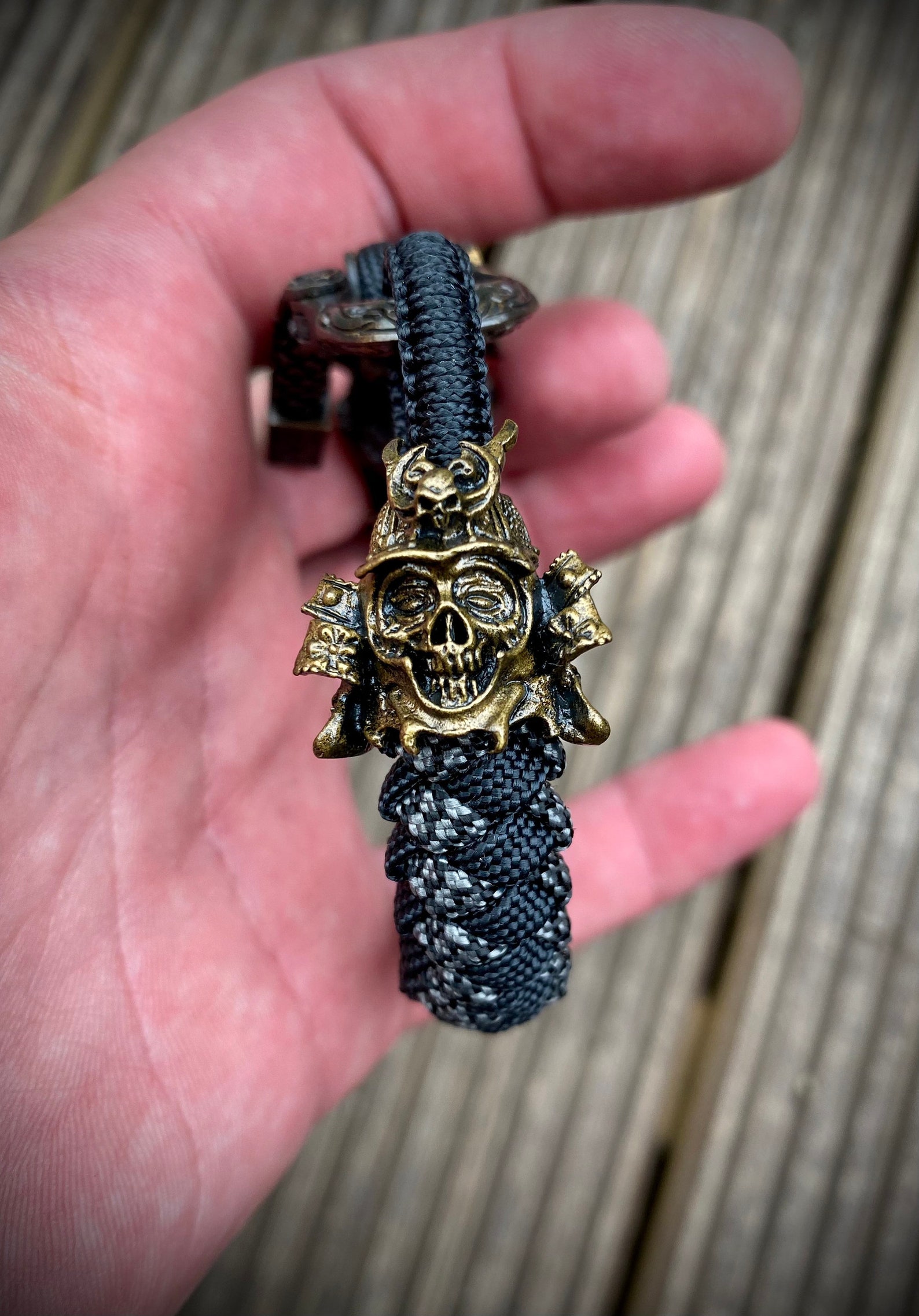 Cursed Shogun Bracelet Paracord Bracelet Men's Norse - Etsy